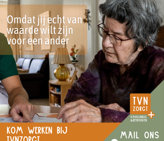 Vacature Helpende in de wijk - TVN Zorgt voor zorg en begeleiding